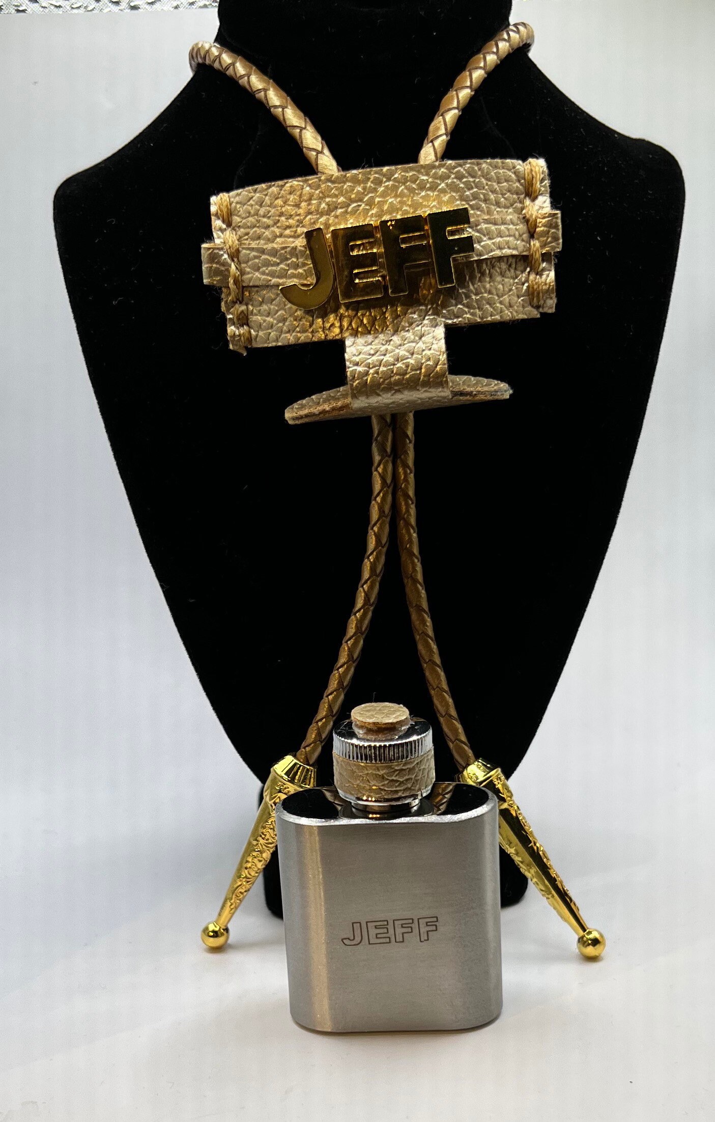 Personalized Blasted Bolo Tie - Etsy