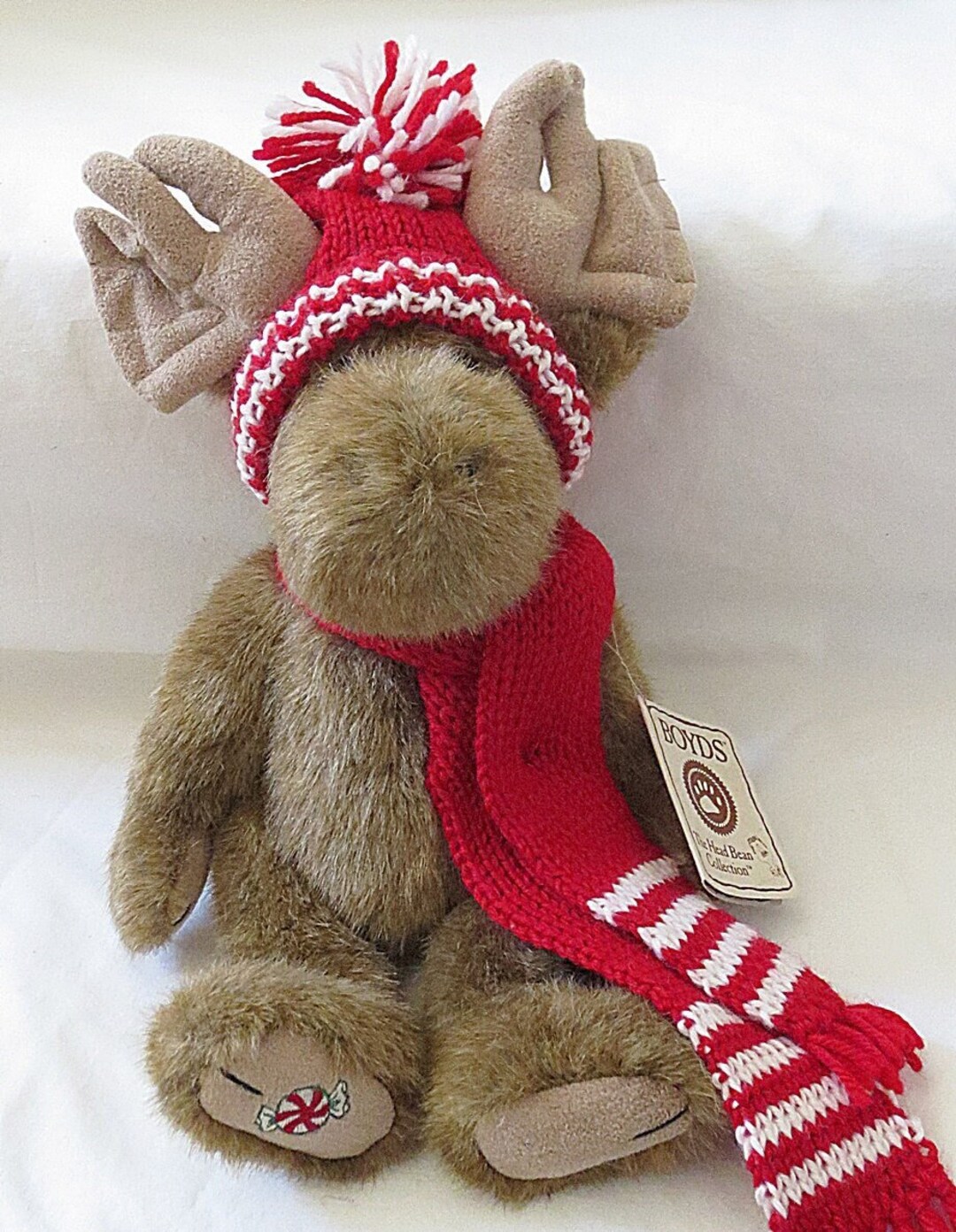 Boyds Bears Lester Mintly 12-inch Plush Moose fall 2003 - Etsy