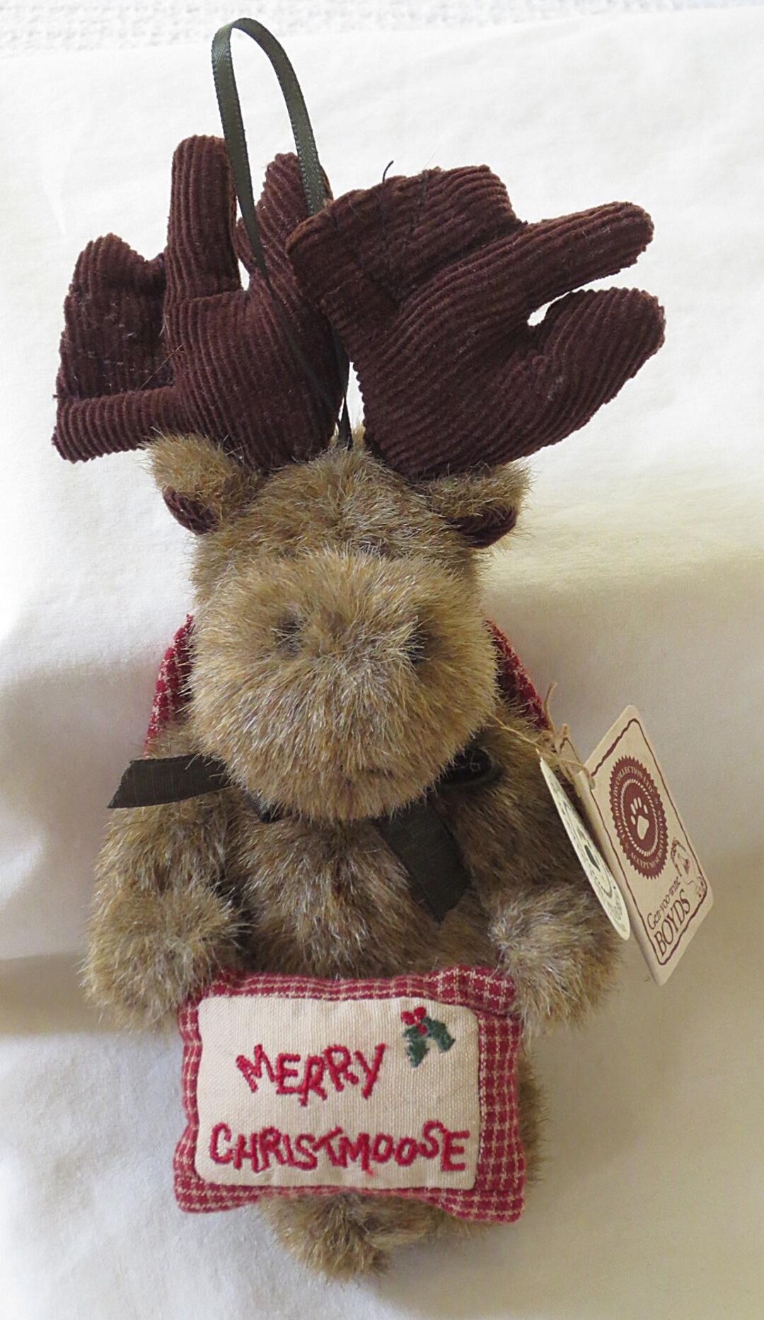 Boyds Bears M.C. Twinklemoose 7-inch Plush Angel Moose Ornament 2002 - Etsy