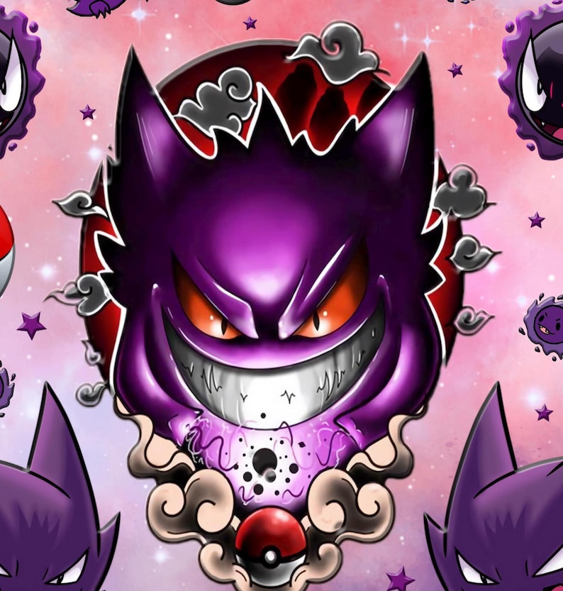 Gengar Tumbler Wraps - Etsy