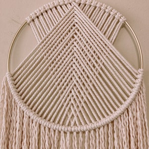 Macrame Ring Wall Hanging - Etsy
