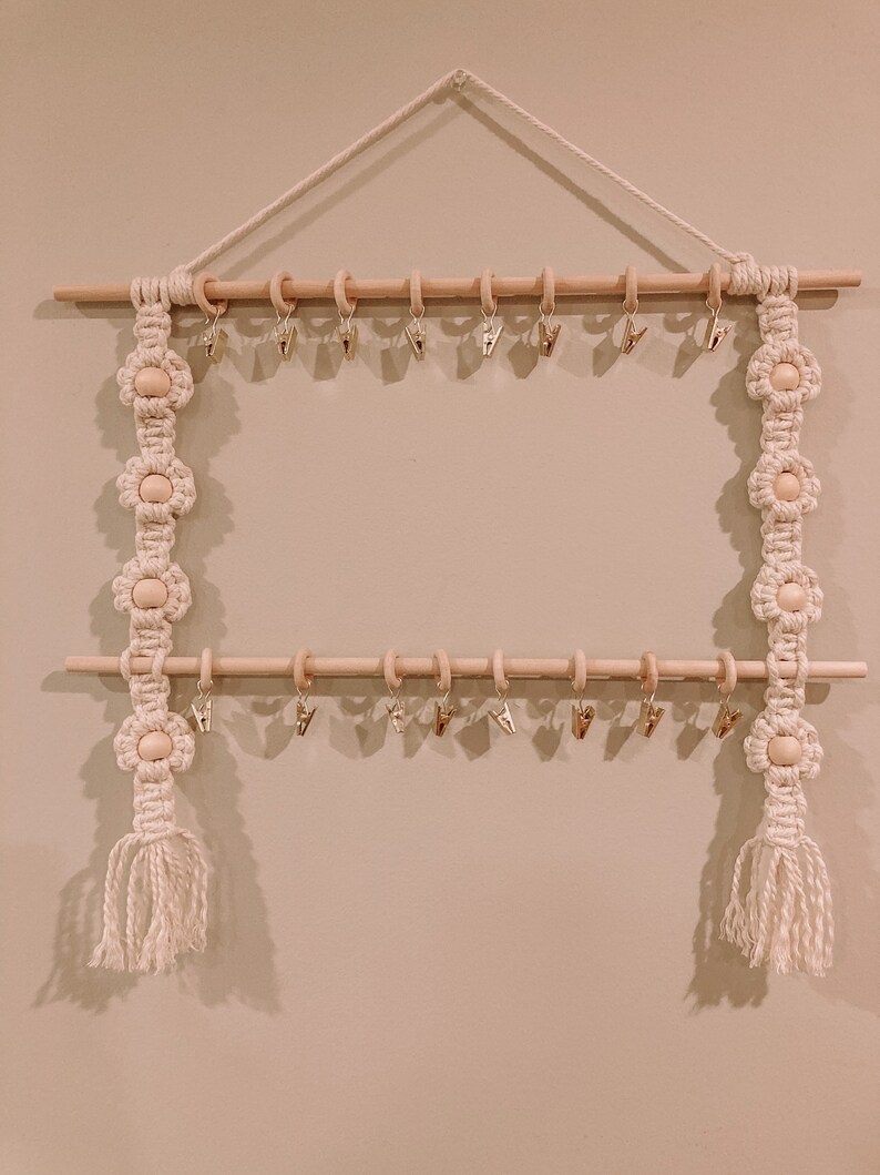Macrame Headband Holder - Etsy
