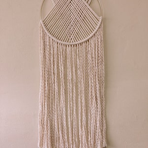 Macrame Ring Wall Hanging - Etsy