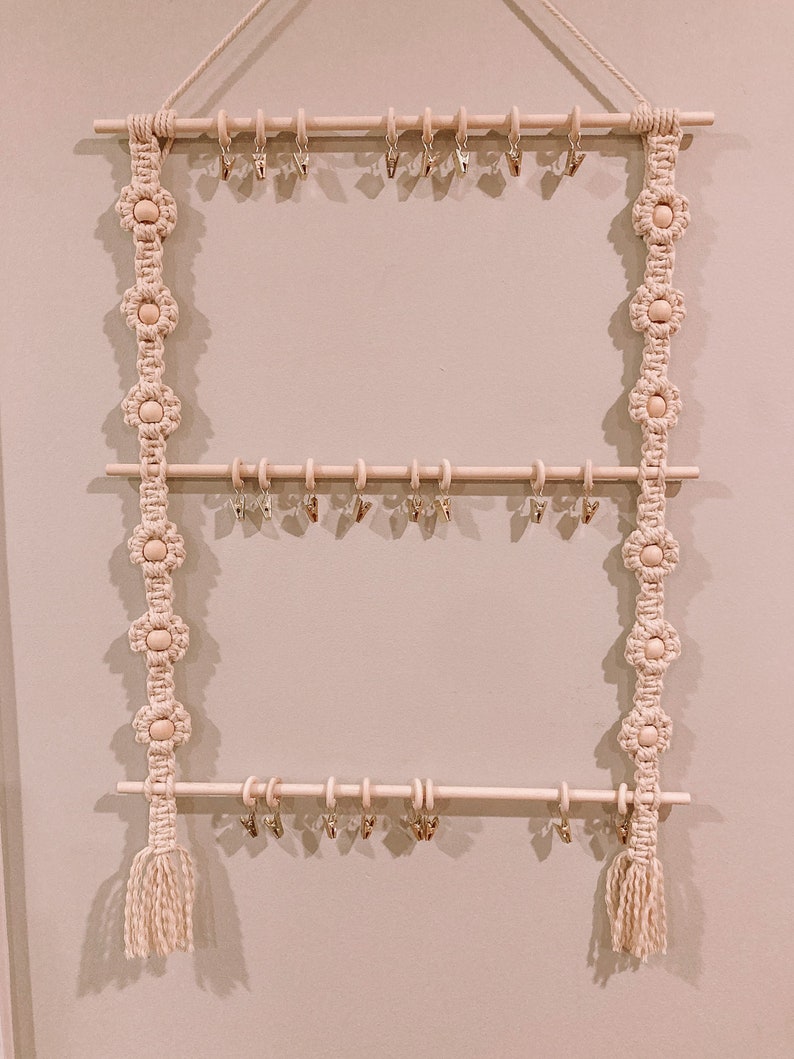 Macrame Headband Holder - Etsy