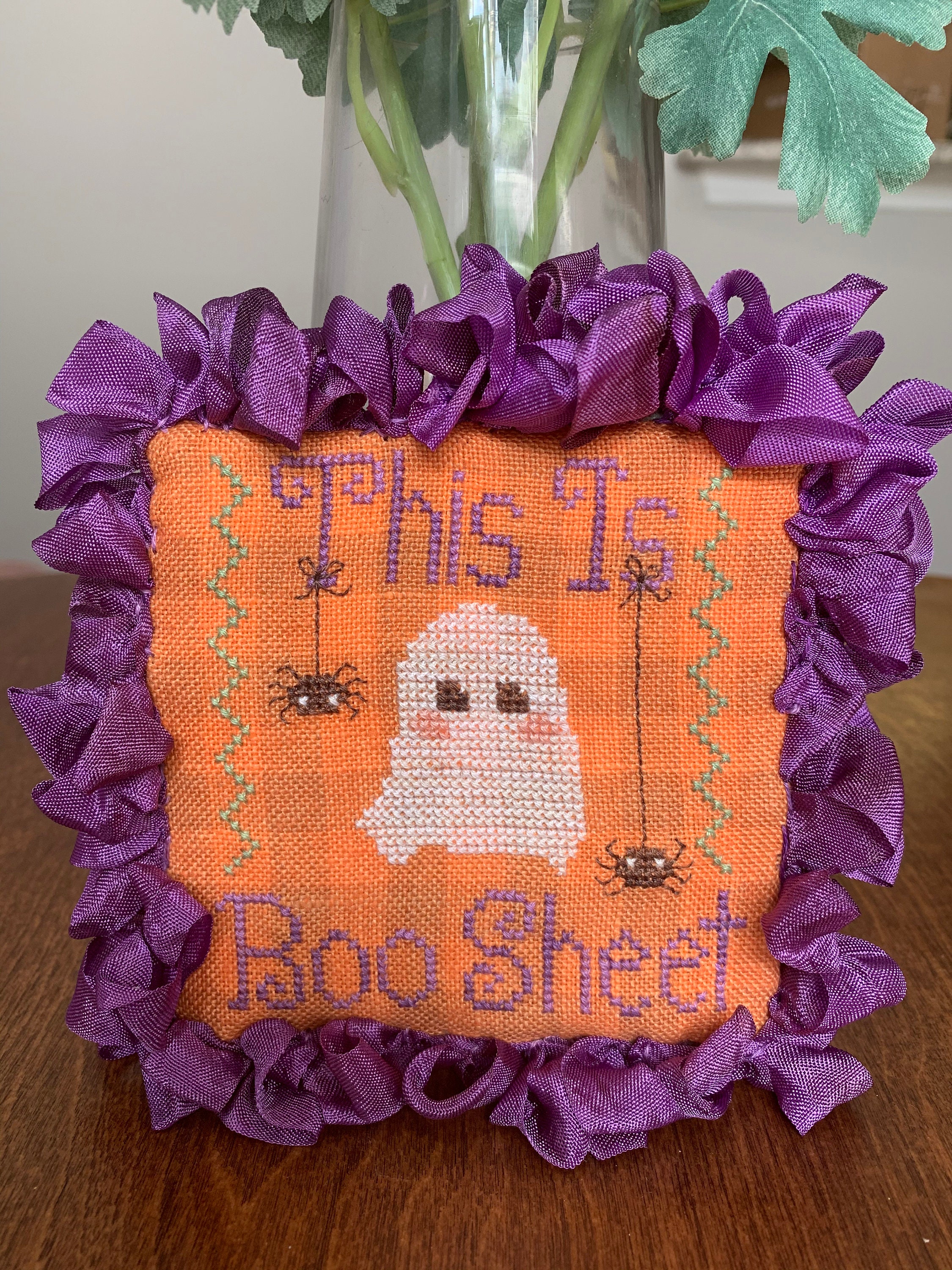 Boo Sheet Cross Stitch Chart Instant Download - Etsy