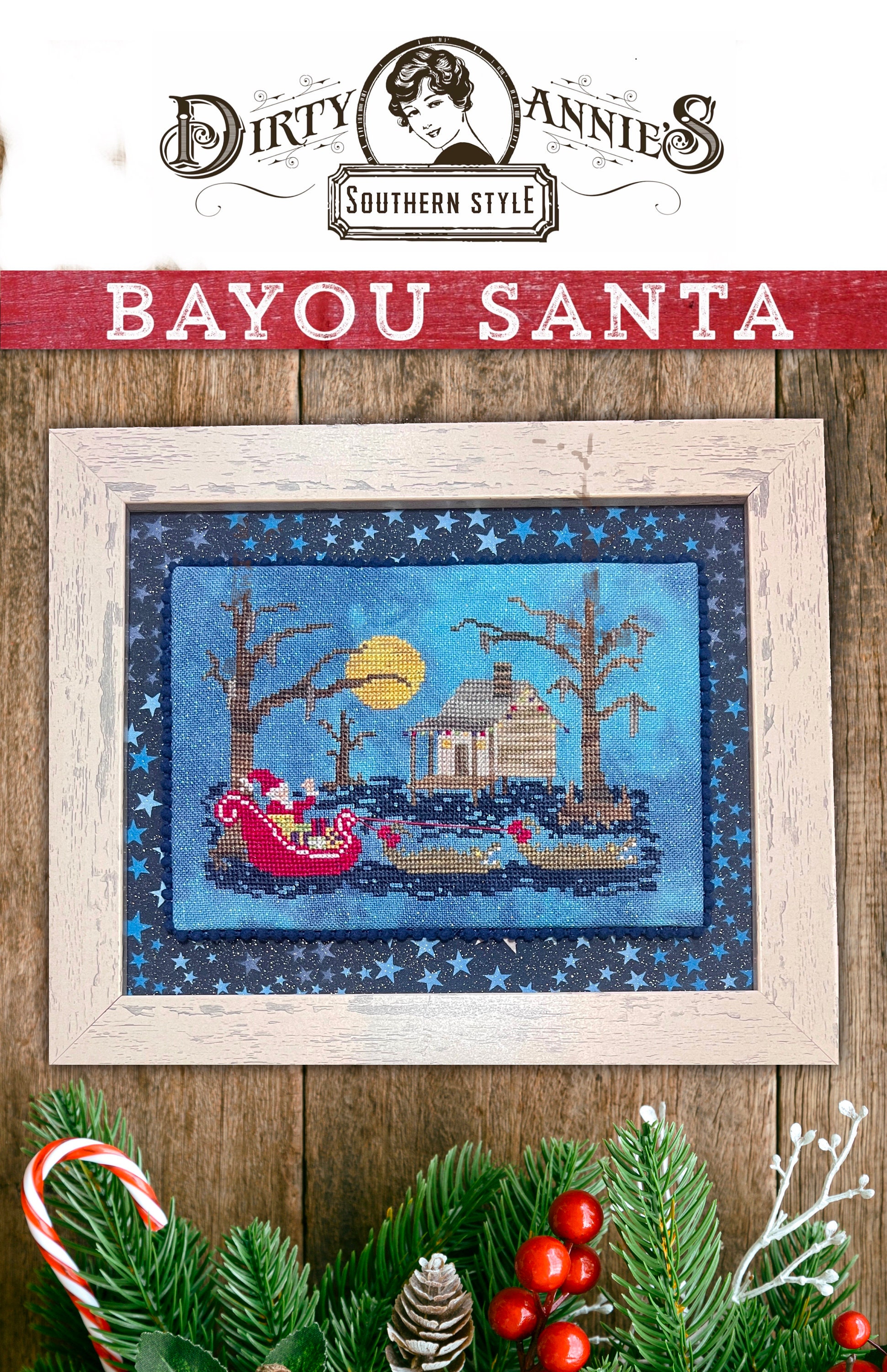 Bayou Santa - Cross Stitch Chart - Instant Download - Etsy