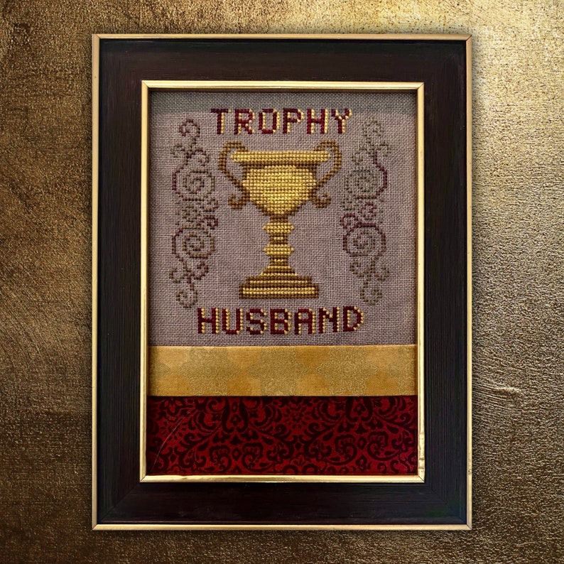 Trophy Husband - Cross Stitch Chart by Dirty Annie's - Instant Download ...