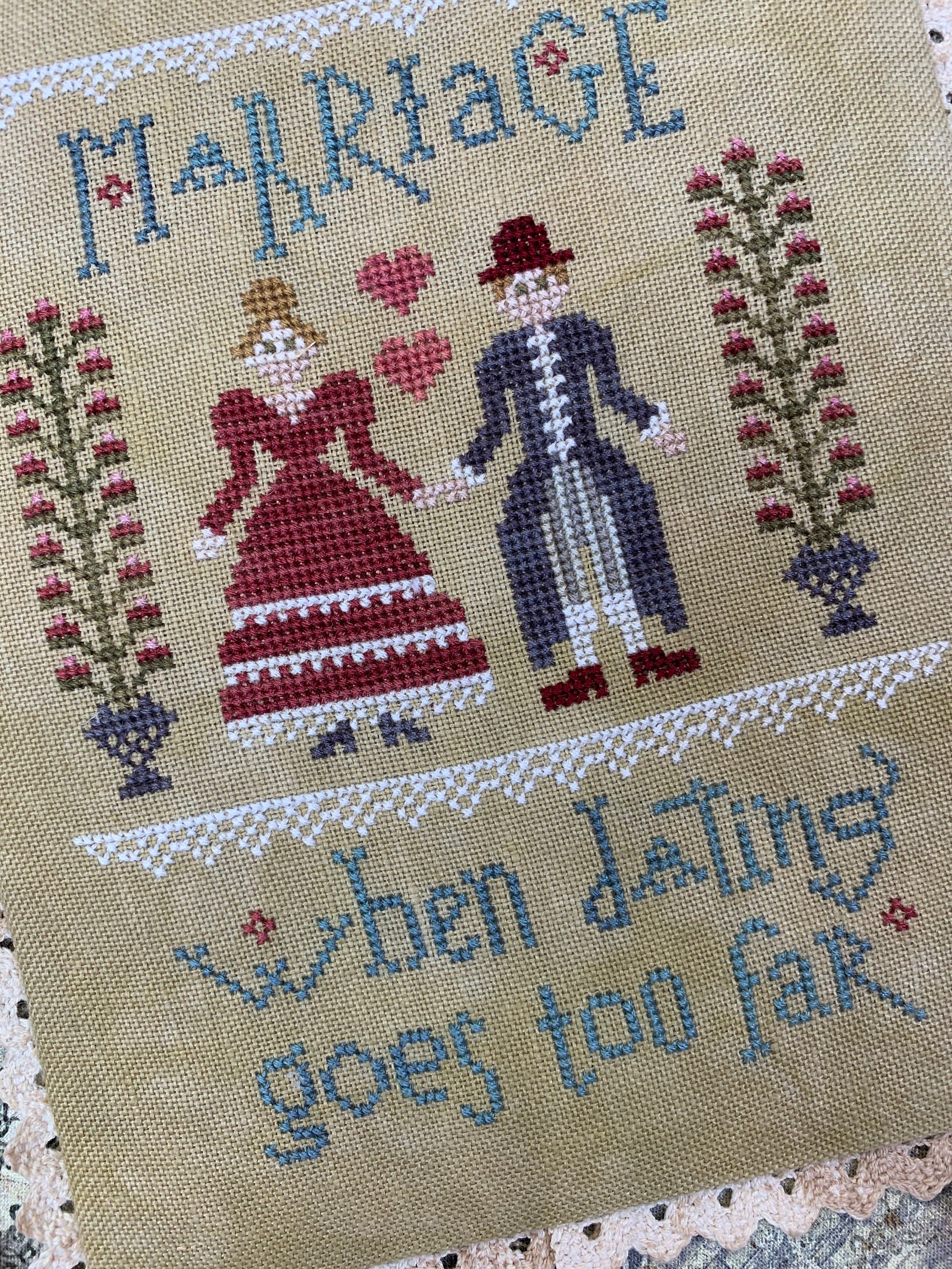 Marriage - Cross Stitch Chart by Dirty Annie's - Instant Download - Etsy
