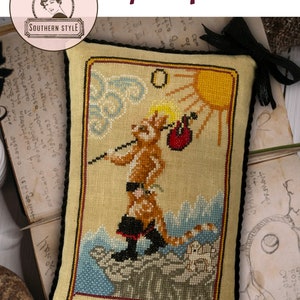 Cat Tarot O- the Fool - Cross Stitch Chart by Dirty Annie's - Instant ...