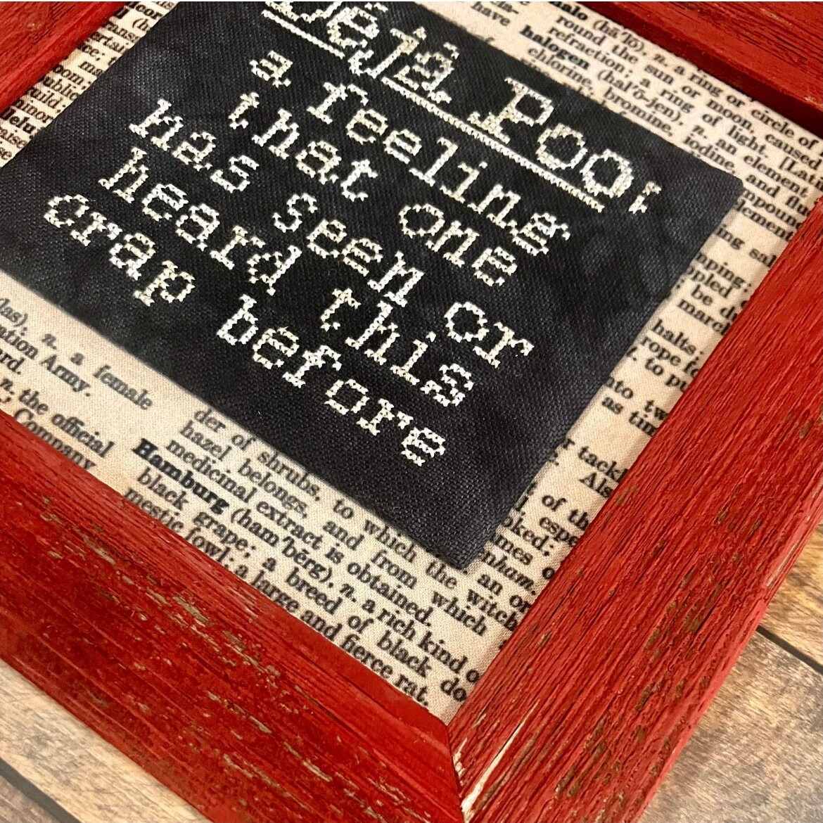 Deja Poo - Cross Stitch Chart by Dirty Annie's - Instant Download - Etsy