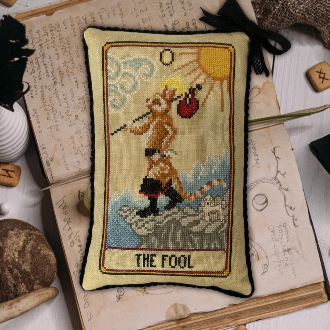 Cat Tarot O- the Fool - Cross Stitch Chart by Dirty Annie's - Instant ...