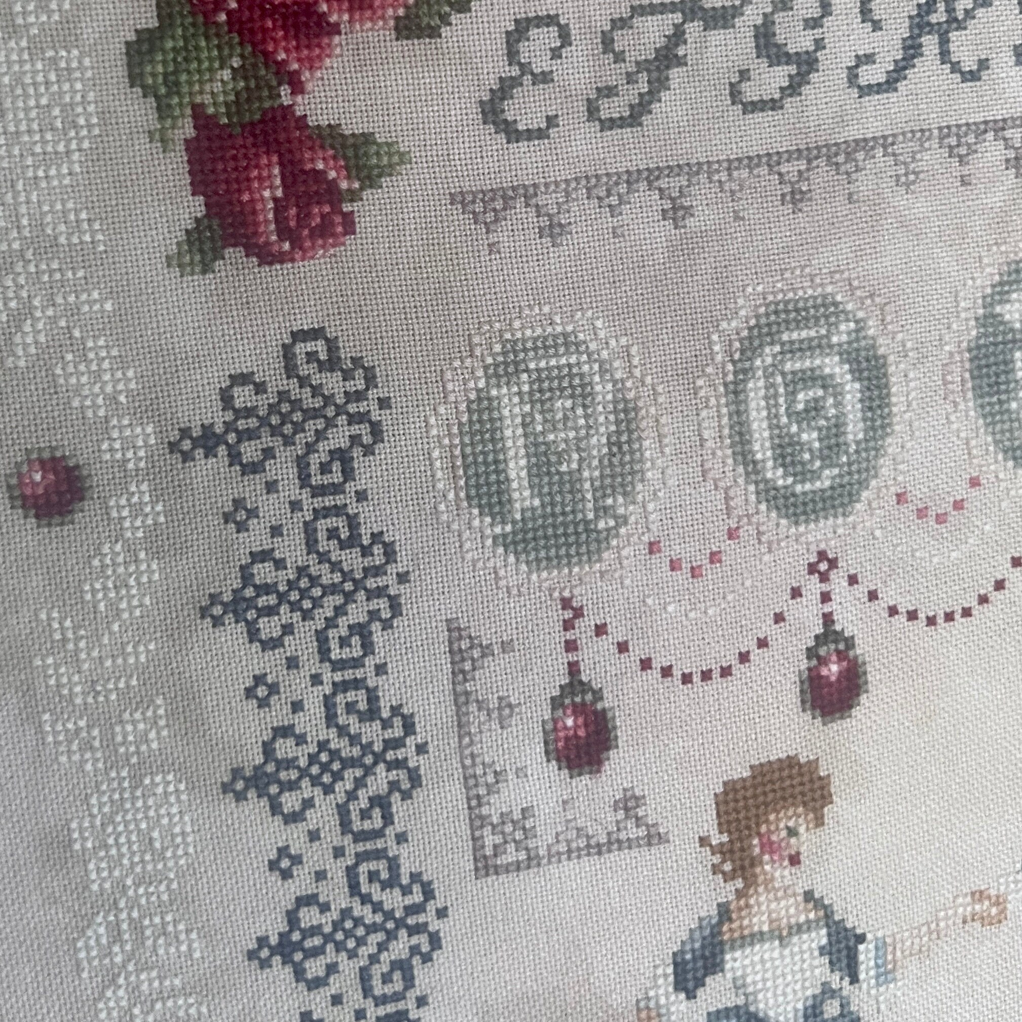 Rose Sampler - Cross Stitch Chart - Instant Download - Etsy