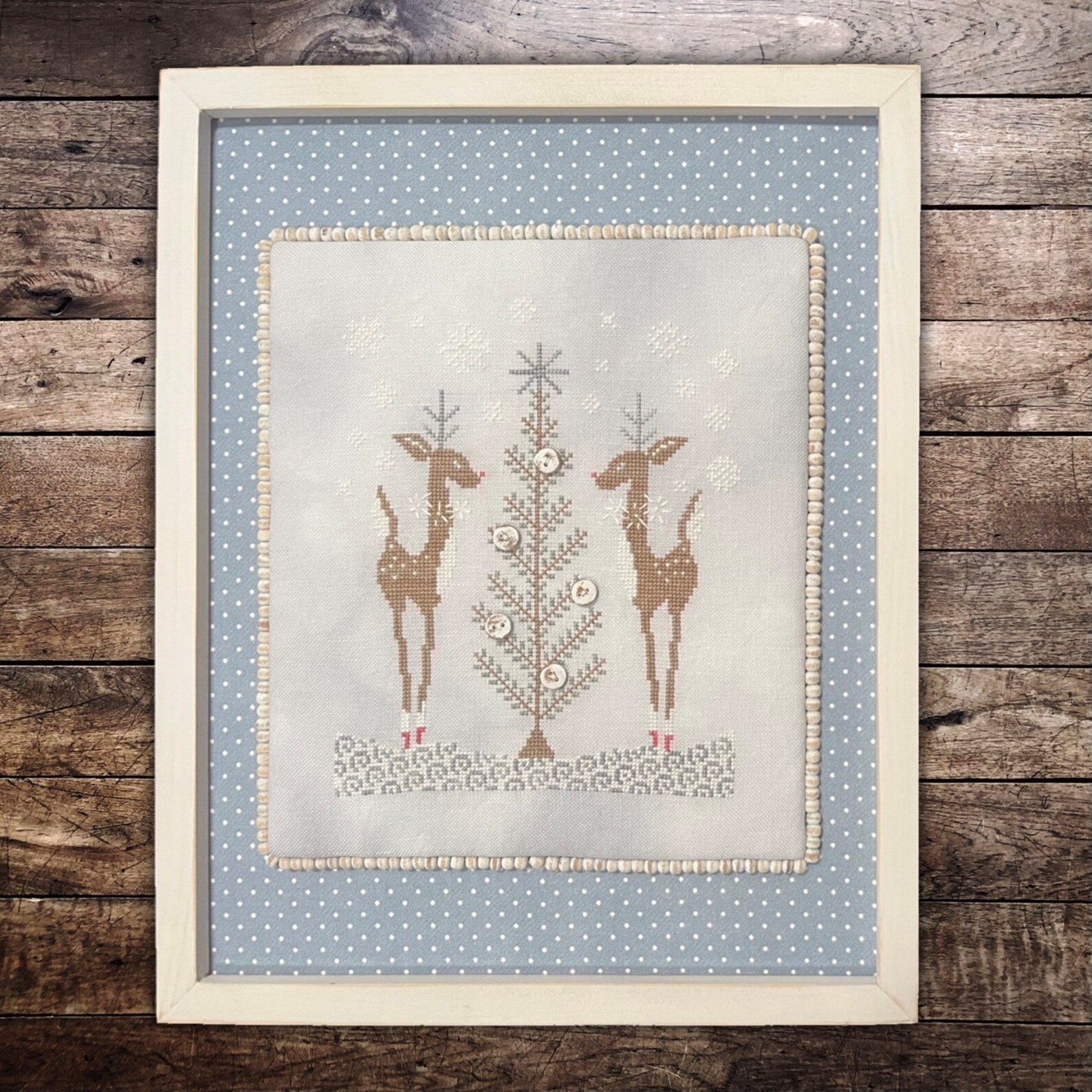 Winter Reindeer - Cross Stitch Chart - Instant Download - Etsy