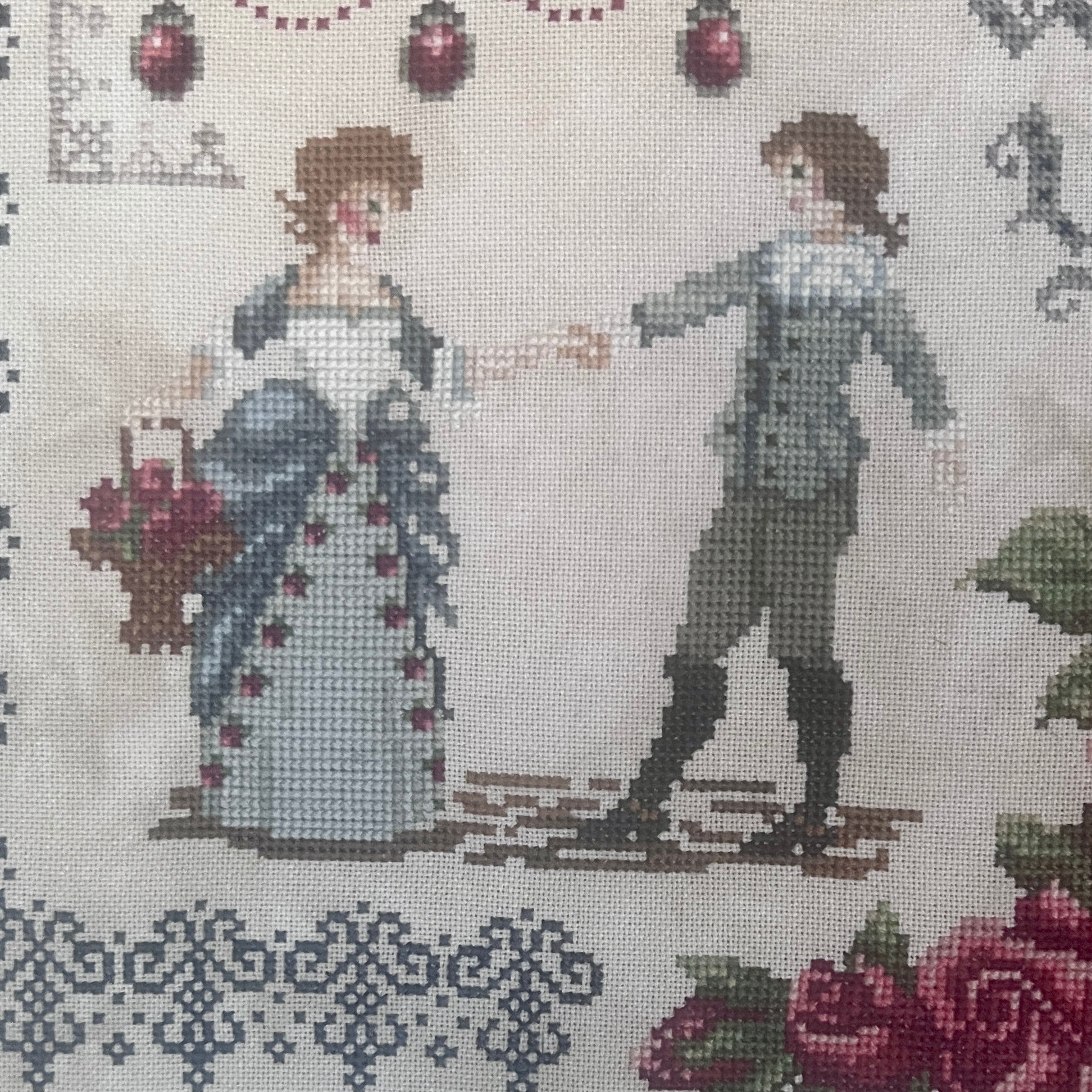 Rose Sampler - Cross Stitch Chart - Instant Download - Etsy