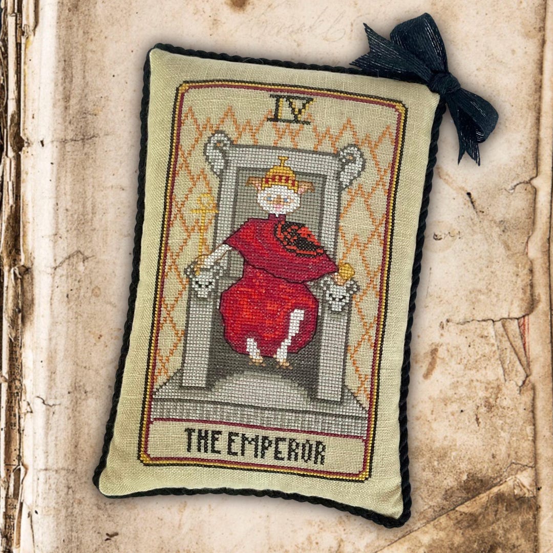 Cat Tarot IV- the Emperor - Cross Stitch Chart by Dirty Annie's ...