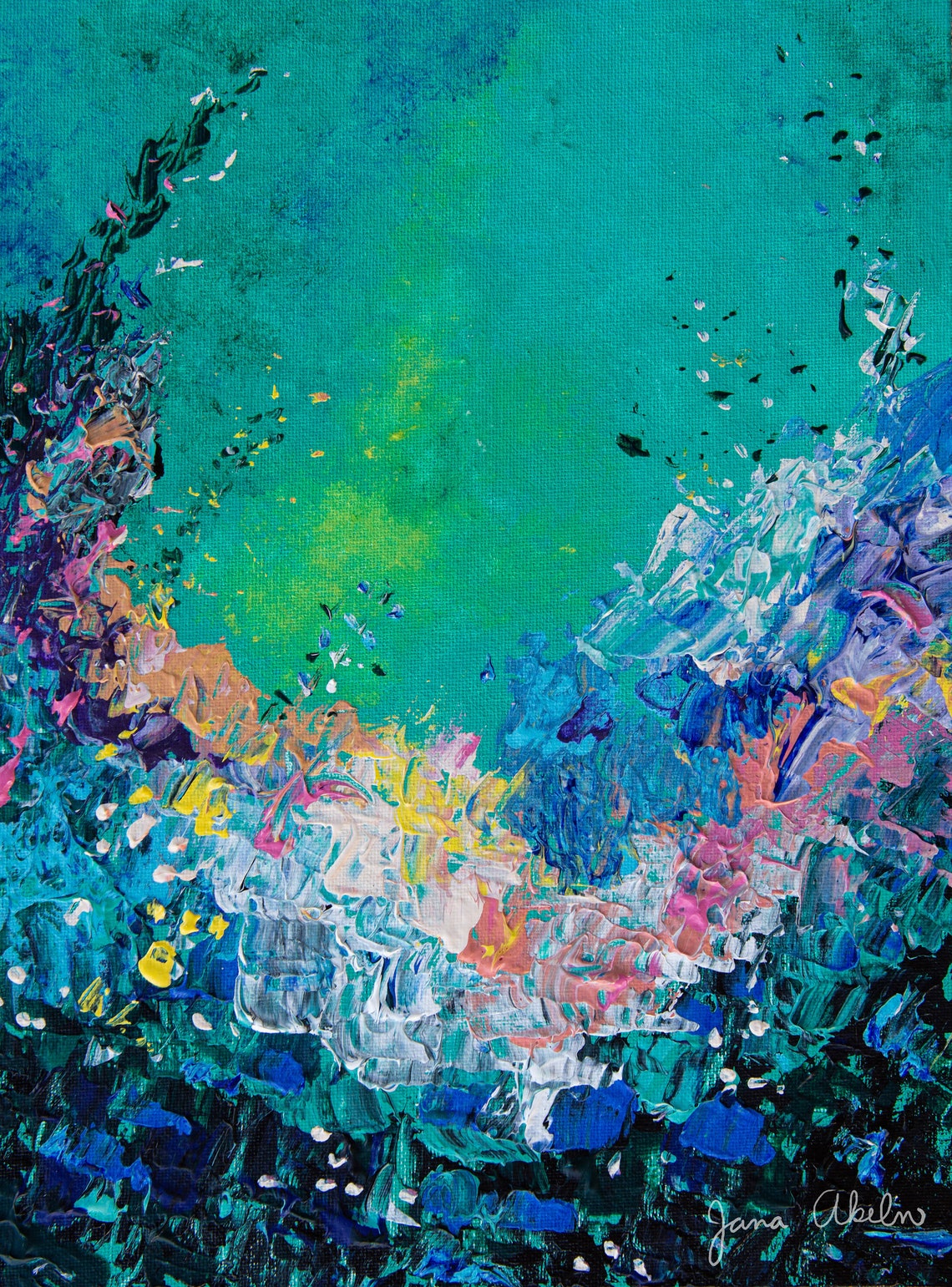 Colorful Abstract Print | Etsy