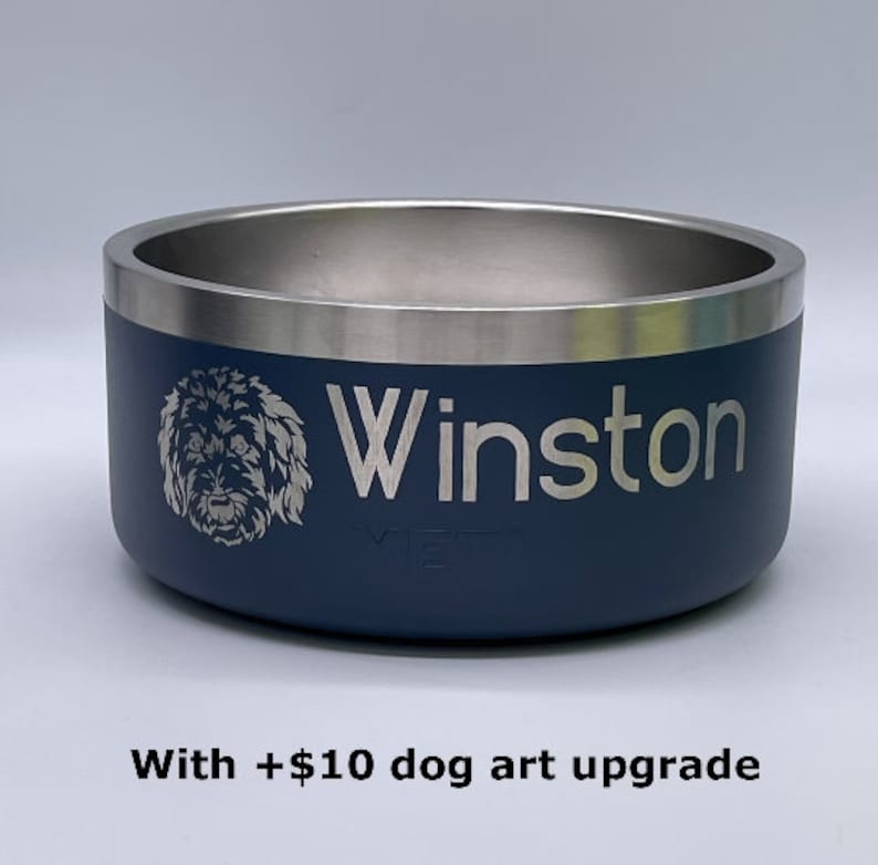 Yeti Boomer Dog Bowl With Name Choose Size Color and - Etsy