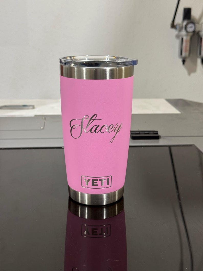Yeti 20oz Cup - Laser Engraved, Your Name and Choose Your Font! - Etsy