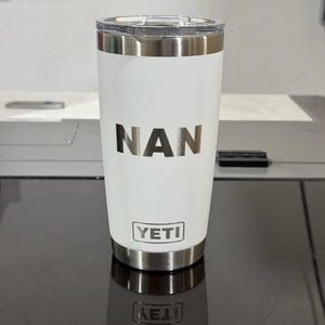 Yeti 20oz Cup - Laser Engraved, Your Name and Choose Your Font! - Etsy