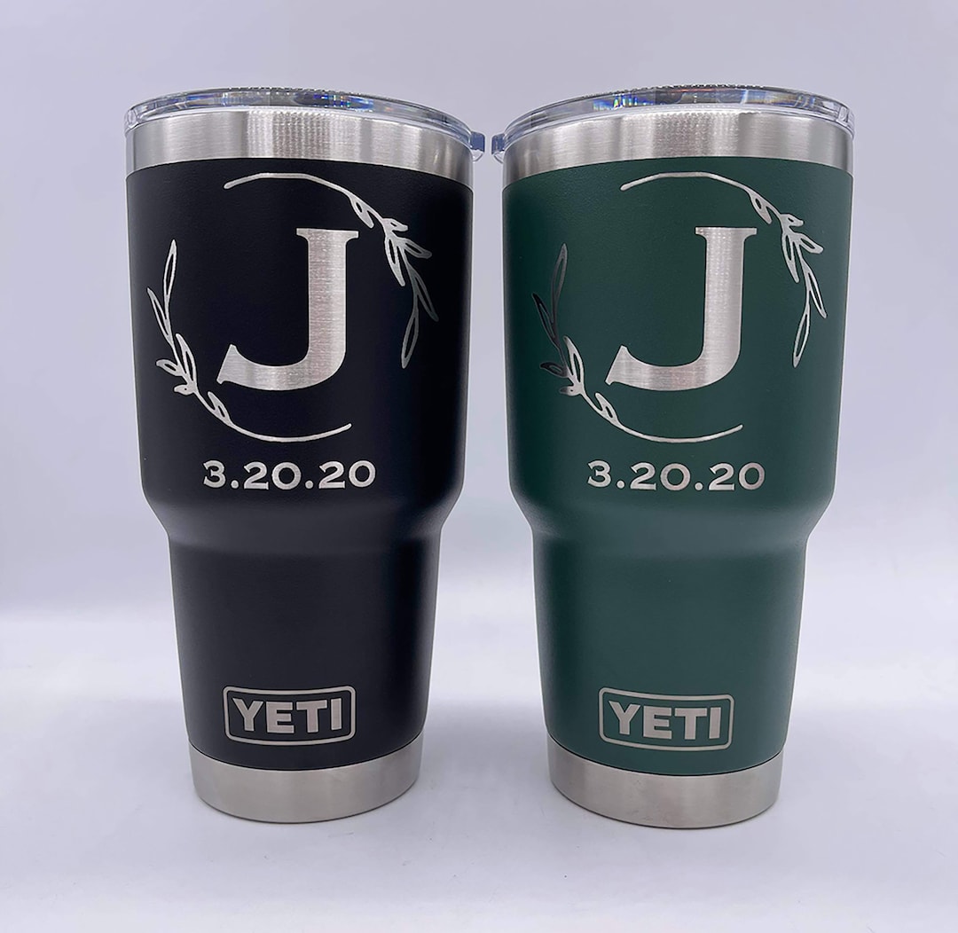 Wedding Gift - Yeti 30oz Engraved Cup - Choose Color, Font, Name ...