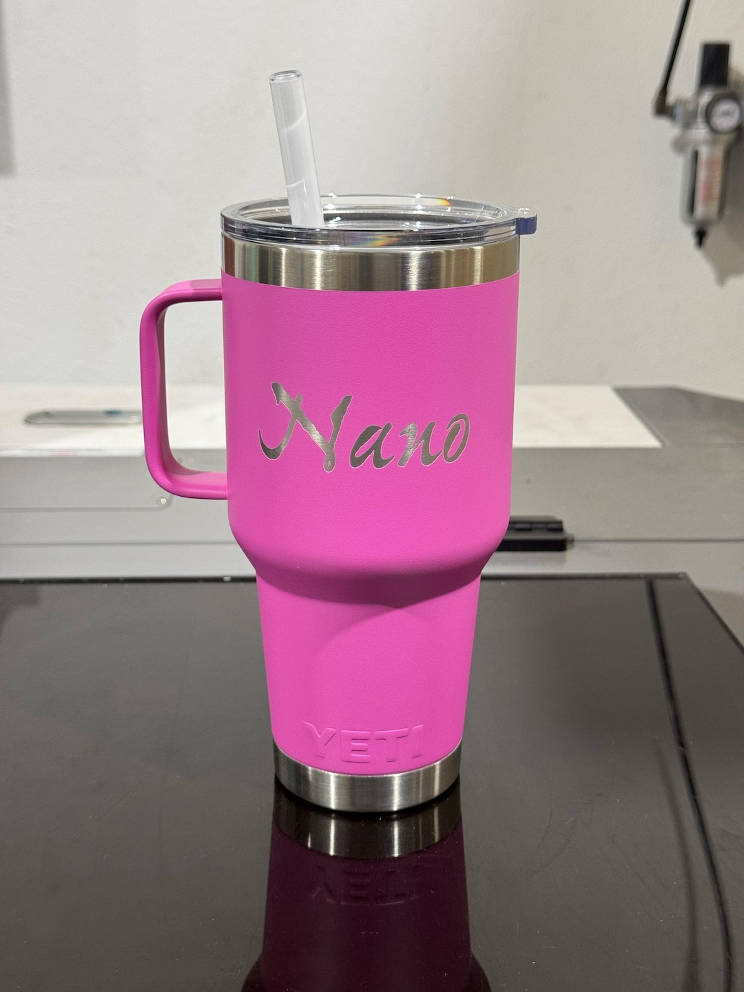 Custom Laser Engraved Yeti Mug 35oz – Straw Lid, Personalized Design - Etsy