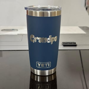 Yeti 20oz Cup - Laser Engraved, Your Name and Choose Your Font! - Etsy