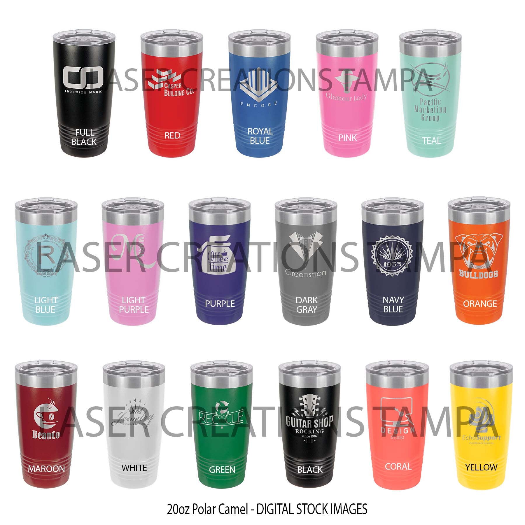 Polar Camel 30oz Your Logo Here Laser Engraved Stainless | Etsy