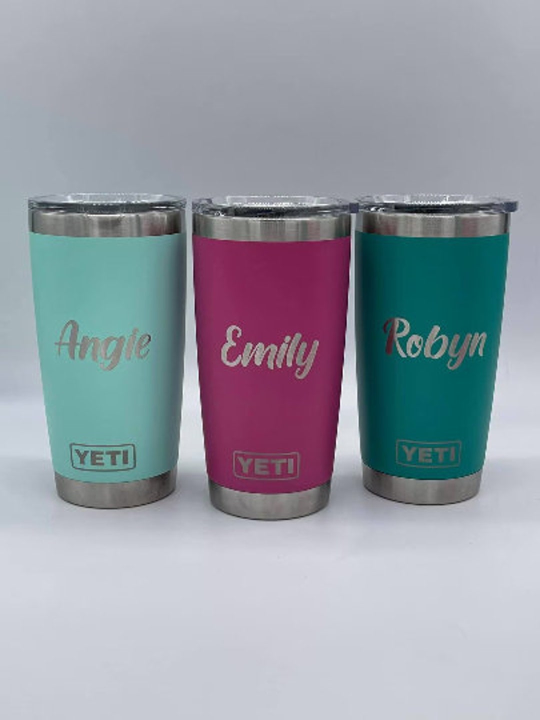 Yeti 20oz Cup Laser Engraved, Your Name and Choose Your Font - Etsy
