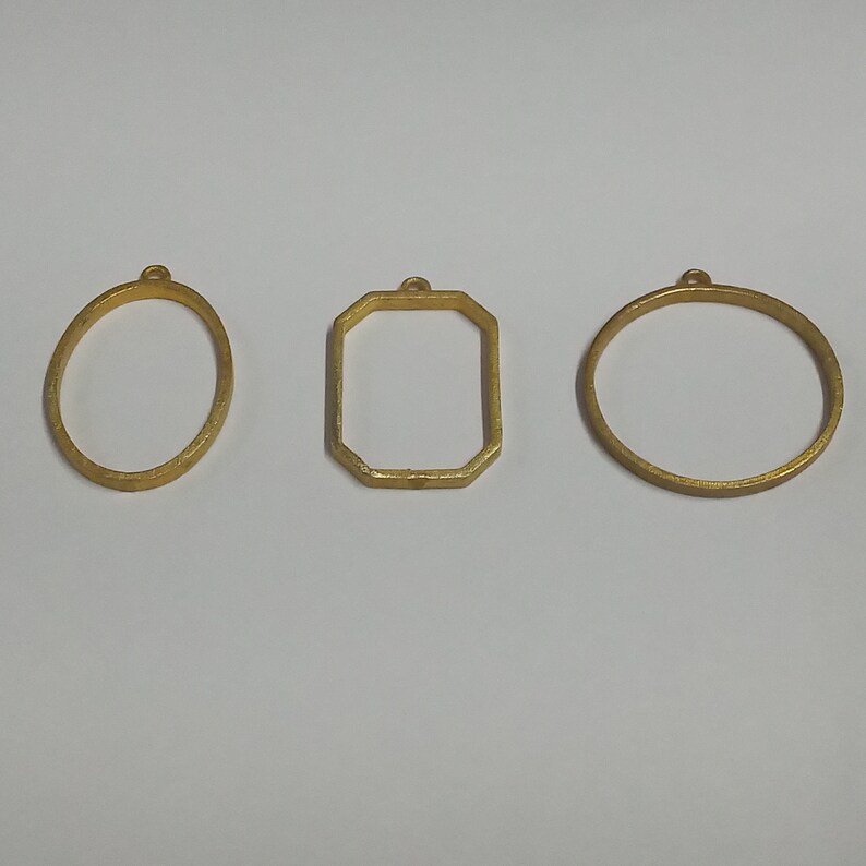 Open Bezel Blanks Open Back Bezel for Resin for Jewelry | Etsy
