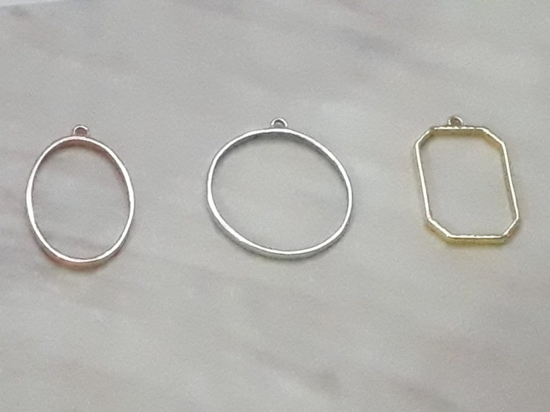 Open Bezel Blanks, Open Back Bezel for Resin for Jewelry Making ...