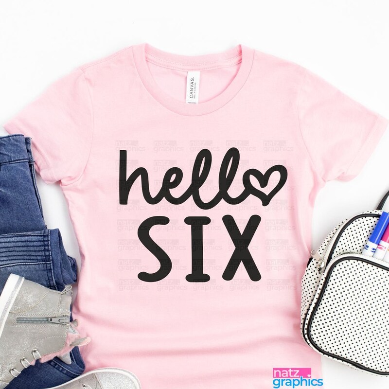 6th Birthday Svg - Etsy