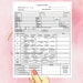 Medical Surgical Report Sheet - Etsy