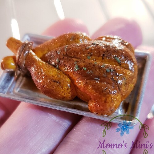 1/12 Scale Miniature Frozen Turkey for Dollhouse - Etsy