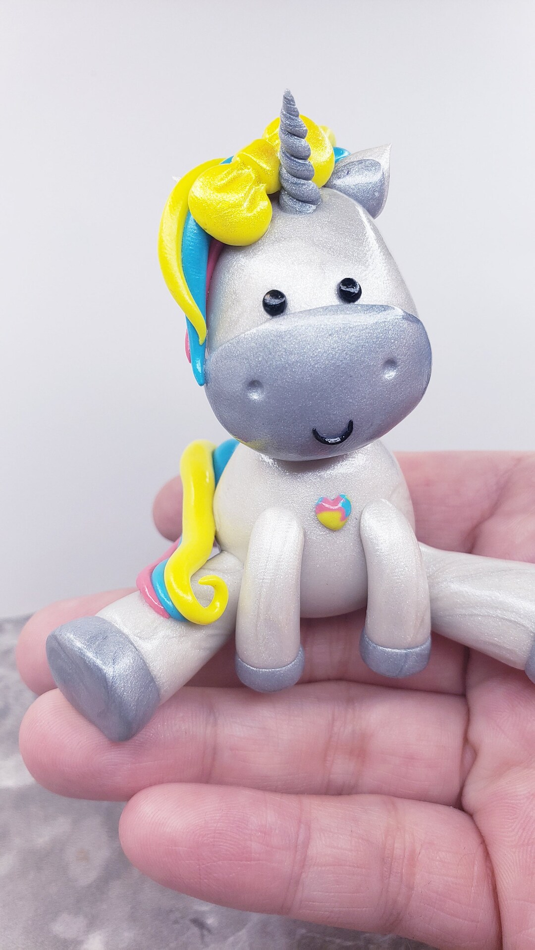 Miniature Unicorn Unicorn Figurine Cute Gift Idea - Etsy
