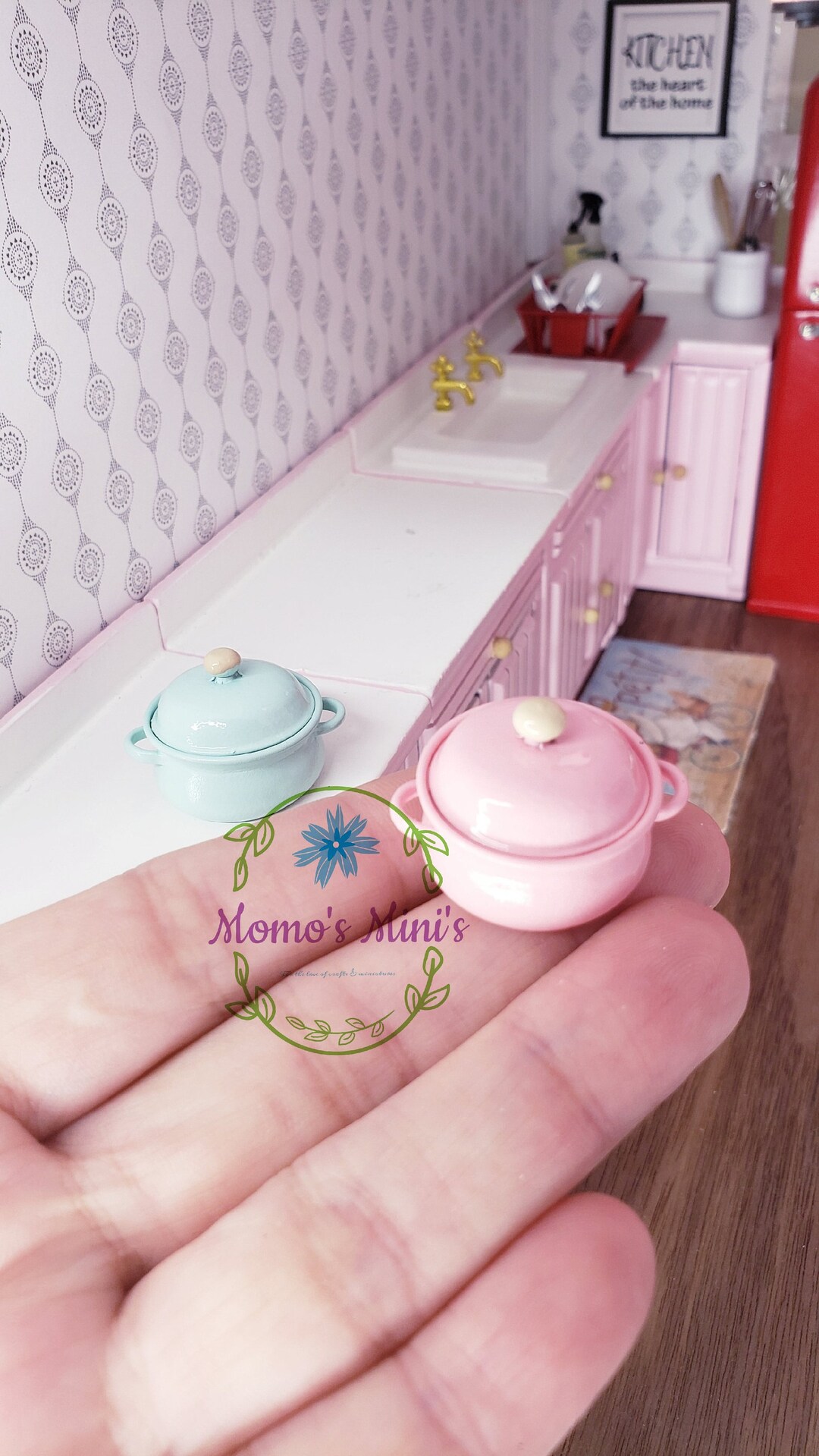 Miniature Cooking Pot, Dutch Oven, Dollhouse Miniature, Dollhouse ...