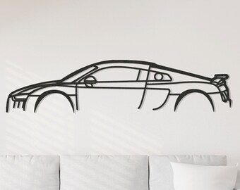 Audi R8 Silhouette - Etsy UK