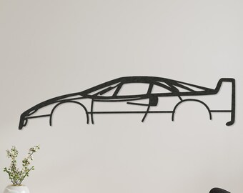 Ferrari F40 Metal Silhouette - Etsy