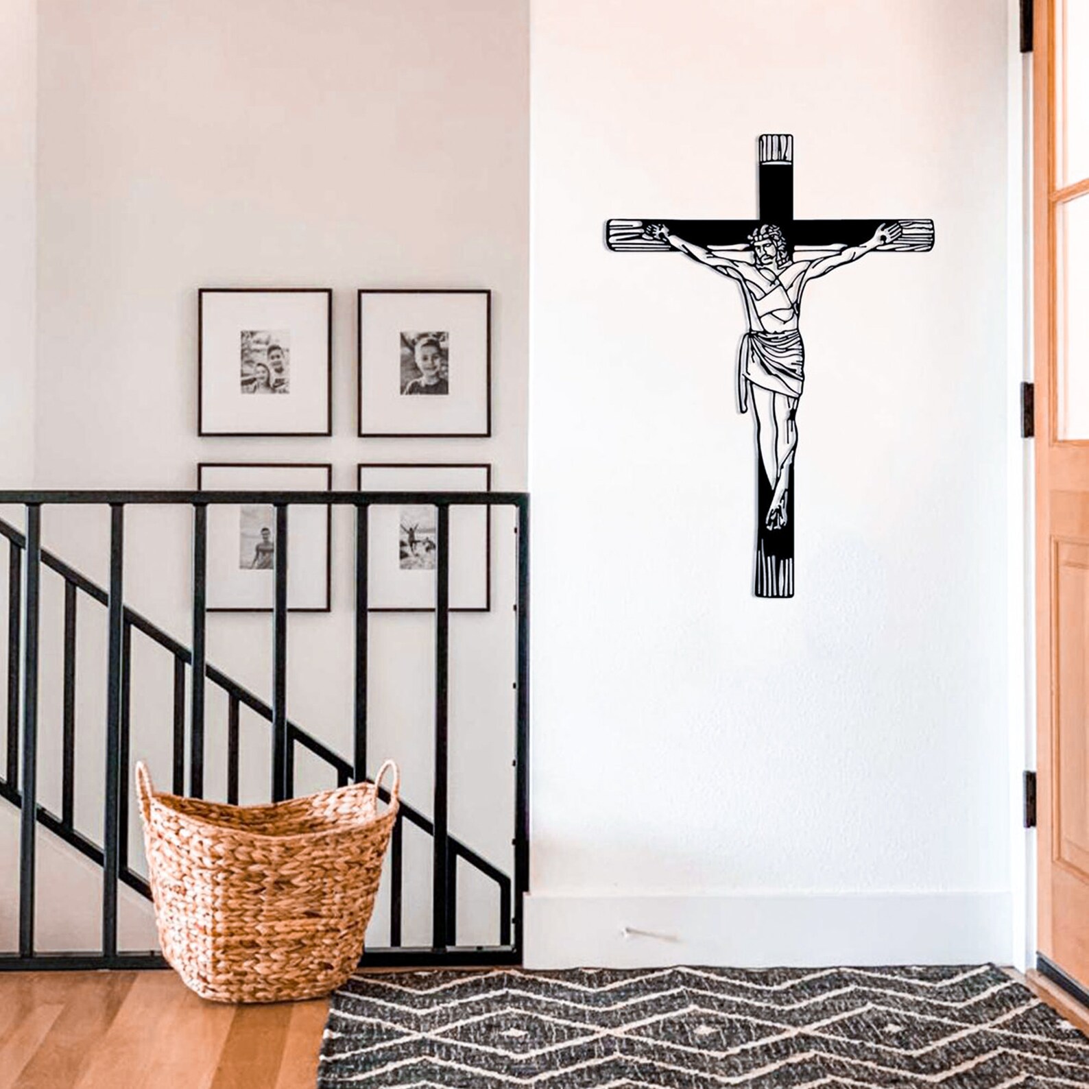 Jesus Cross Metal Wall Decor Religious Metal Wall Art Gift - Etsy