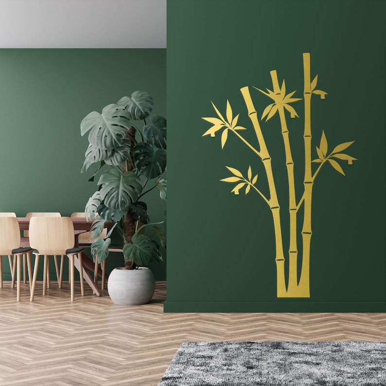 Bamboo Tree Metal Wall Coat Rack: Entryway Decor - Etsy