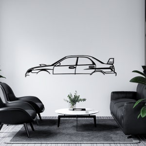 Subaru Impreza Metal Wall Decor Garage Wall Decor Subaru - Etsy