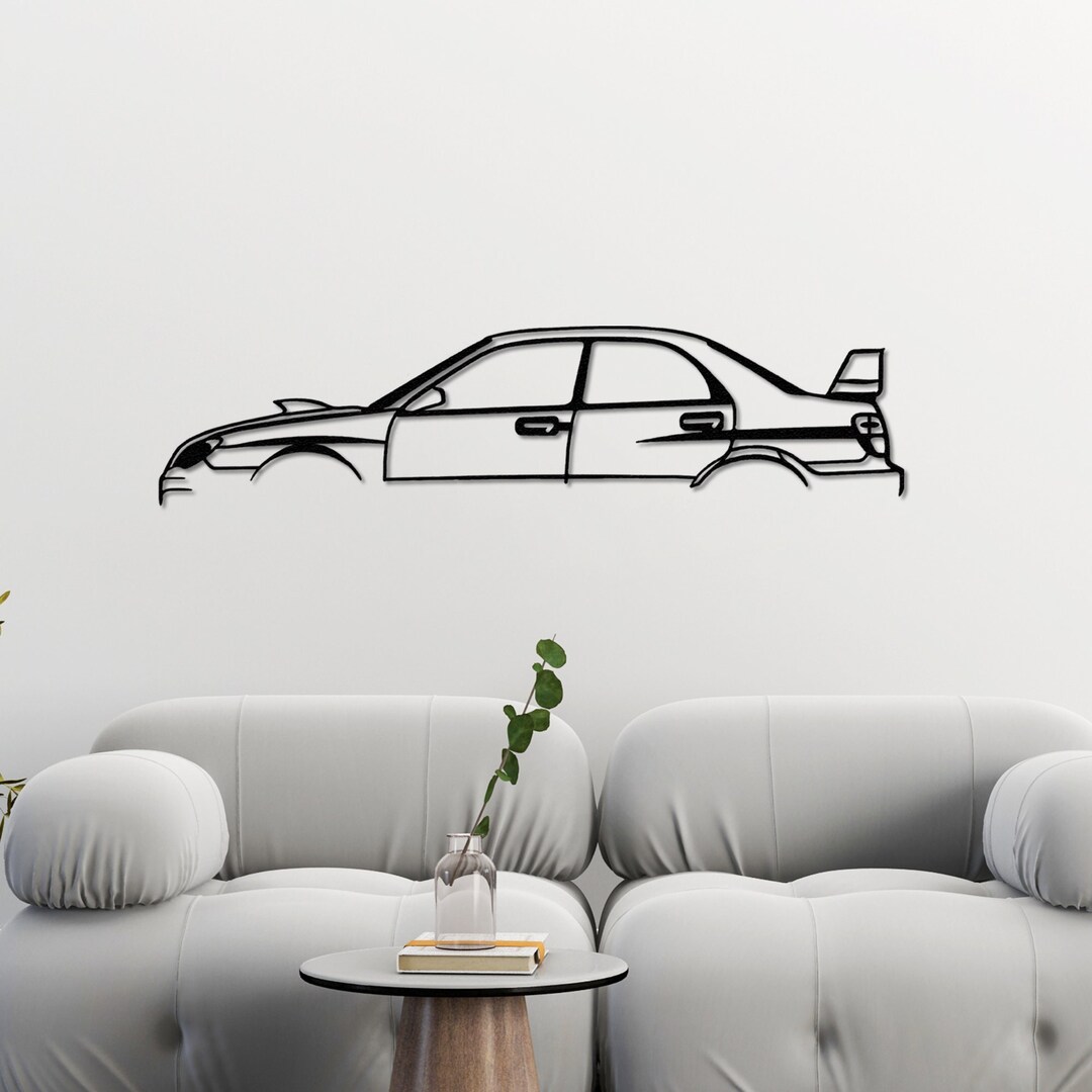 Subaru Impreza Metal Wall Decor Garage Wall Decor Subaru - Etsy