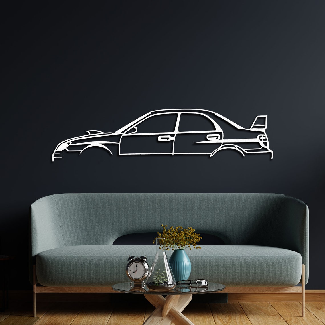 Subaru Impreza Metal Wall Decor Garage Wall Decor Subaru - Etsy