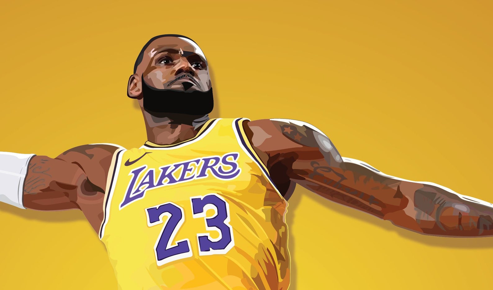Lebron James - Vector Art Poster | LA Lakers | Digital Download - Etsy