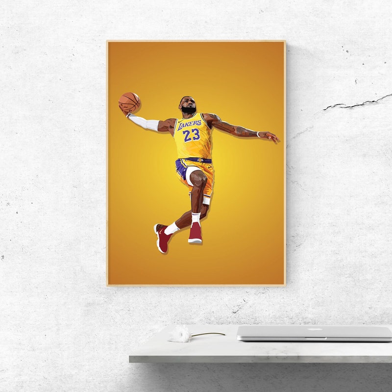 Lebron James Vector - Etsy
