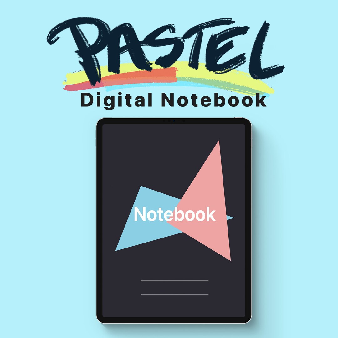 Pastel Digital Notebook/planner (goodnotes5) - Etsy