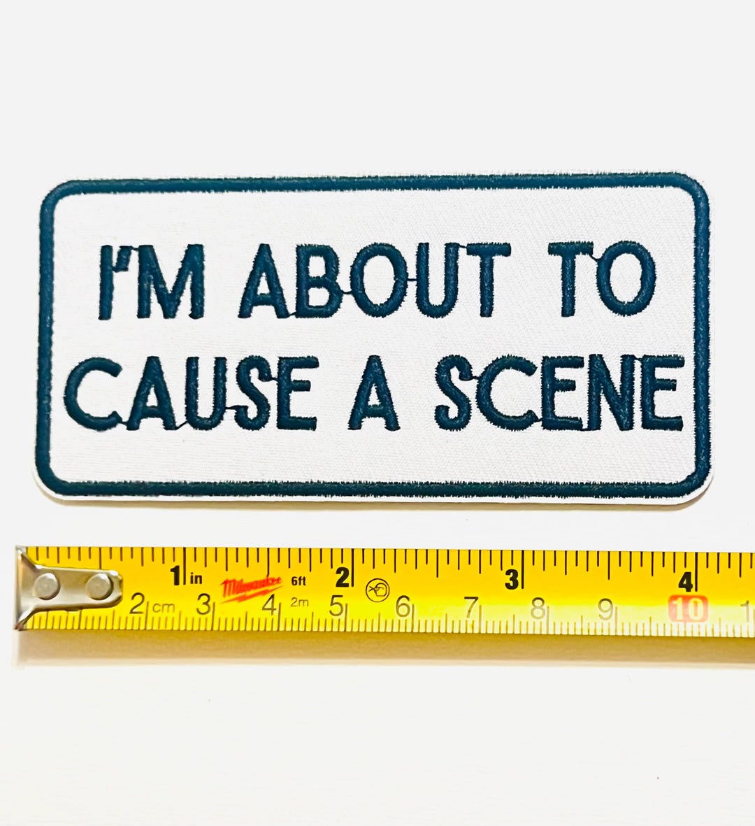 I’m About to Cause a Scene - Iron on Patch - Etsy