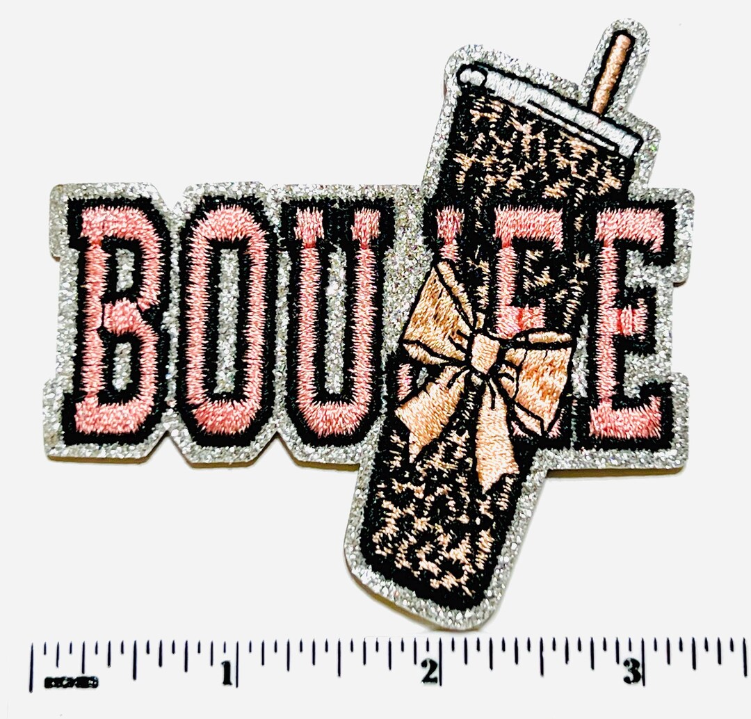 Boujee With Stanley Inspired Leopard Print Cup With Bow - Embroidered ...