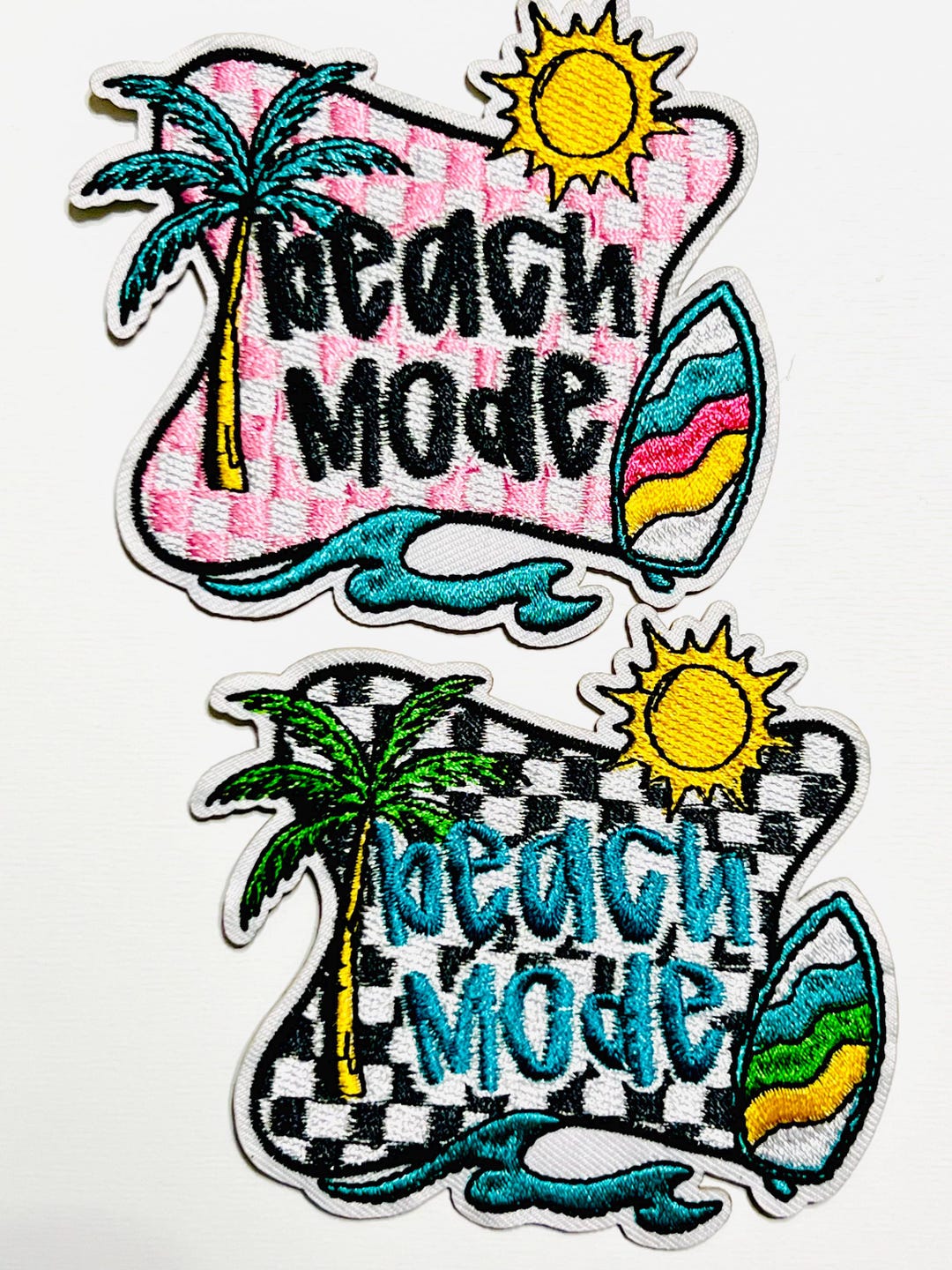 Beach Mode Patch - Embroidered DIY Iron on Patch - Etsy