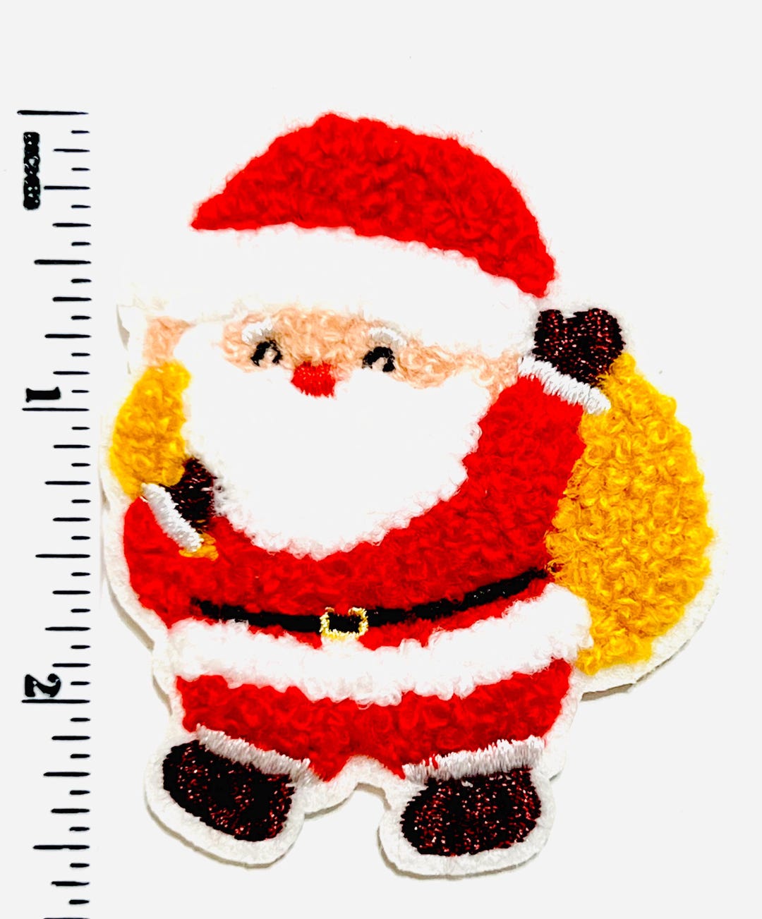 Santa Clause Patch - Chenille Iron on Patch - Etsy