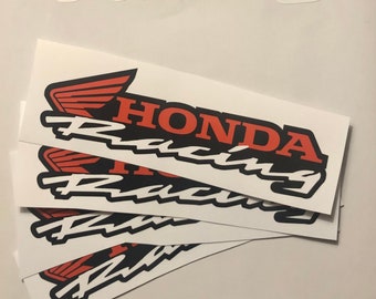 Honda Racing Sticker - Etsy